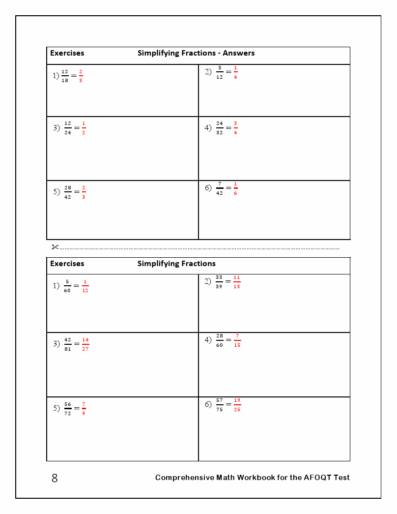 Comprehensive Math Workbook for the AFOQT Test: Student Workbook and 2 ...