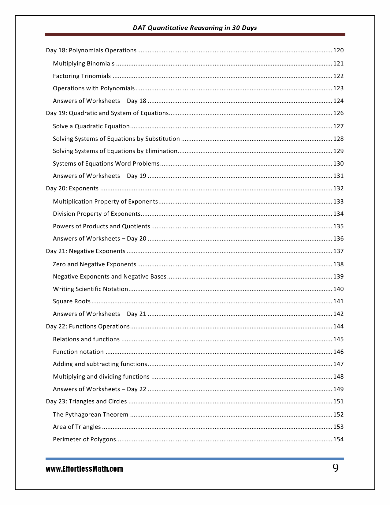 DAT Quantitative Reasoning in 30 Days: The Ultimate Crash Course to ...