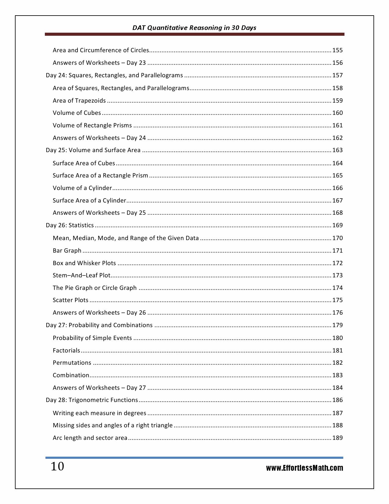 DAT Quantitative Reasoning in 30 Days: The Ultimate Crash Course to ...