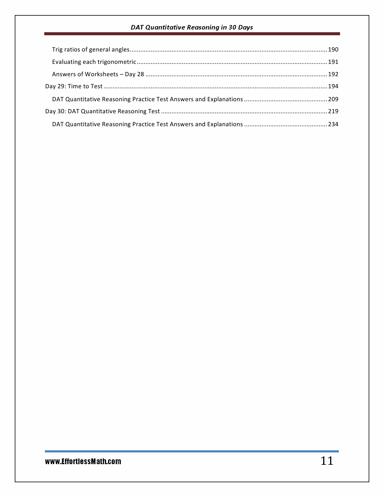 DAT Quantitative Reasoning in 30 Days: The Ultimate Crash Course to ...