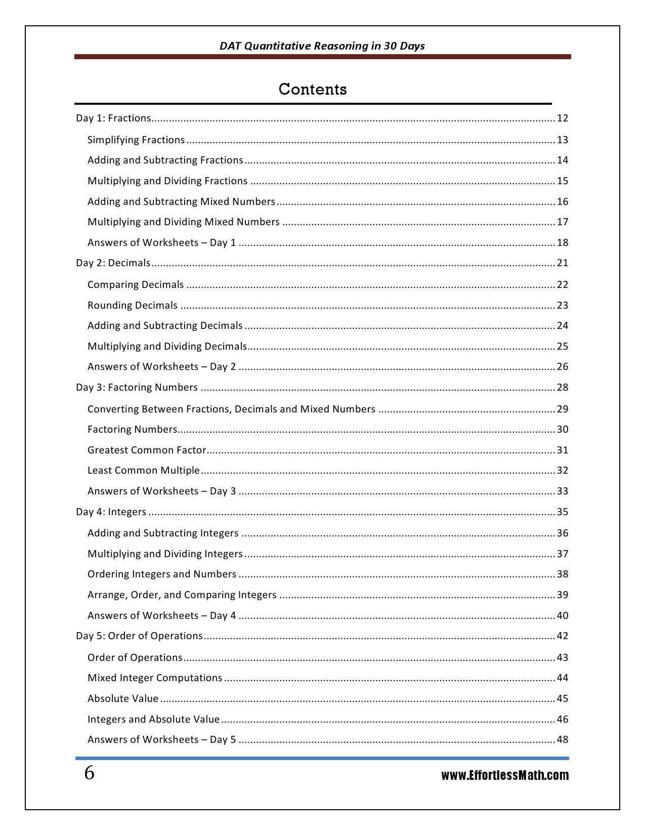 DAT Quantitative Reasoning in 30 Days: The Ultimate Crash Course to ...
