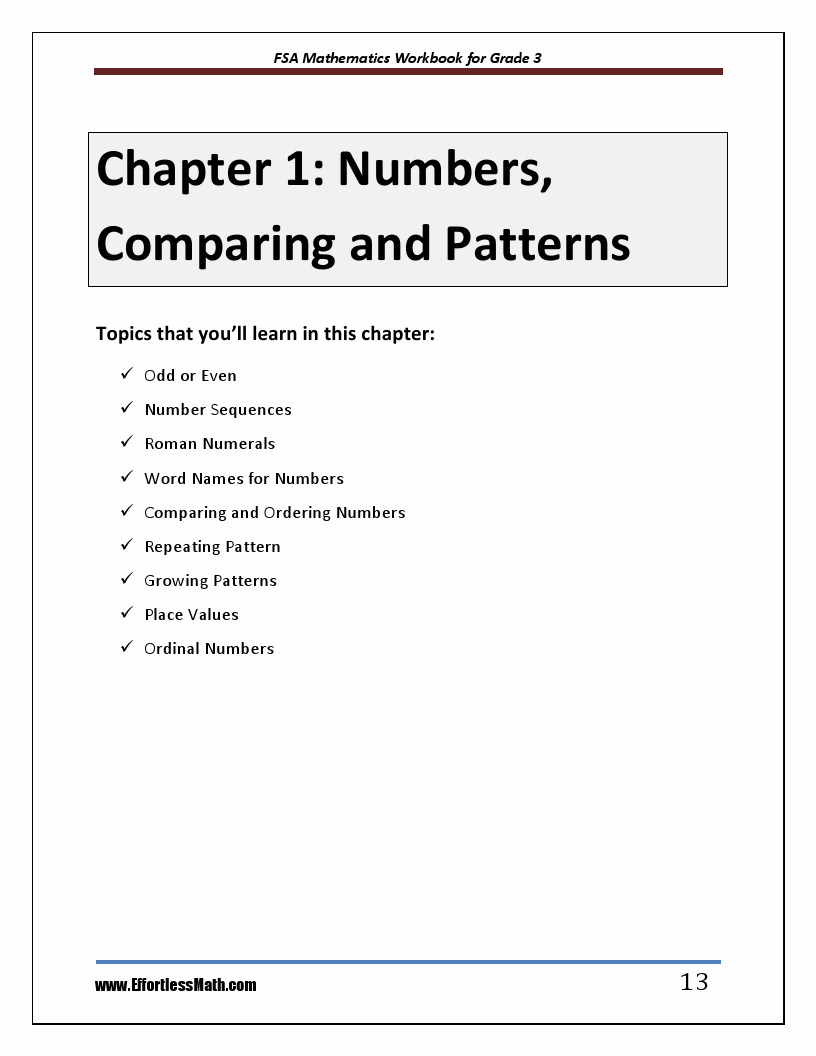 FSA Mathematics Workbook For Grade 3: Step-By-Step Guide to Preparing ...