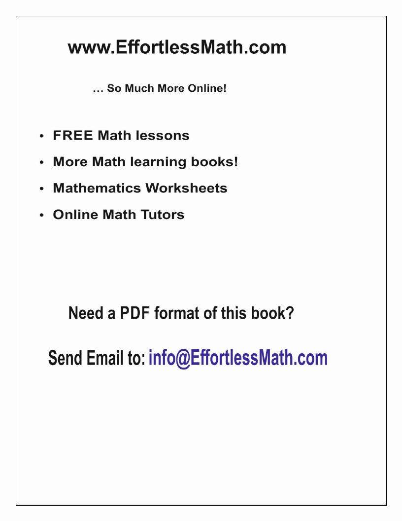 FSA Mathematics Workbook For Grade 4: Step-By-Step Guide to Preparing ...