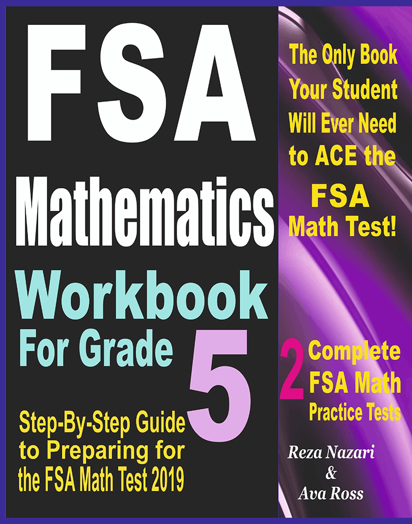 FSA Mathematics Workbook For Grade 5: Step-By-Step Guide to Preparing ...
