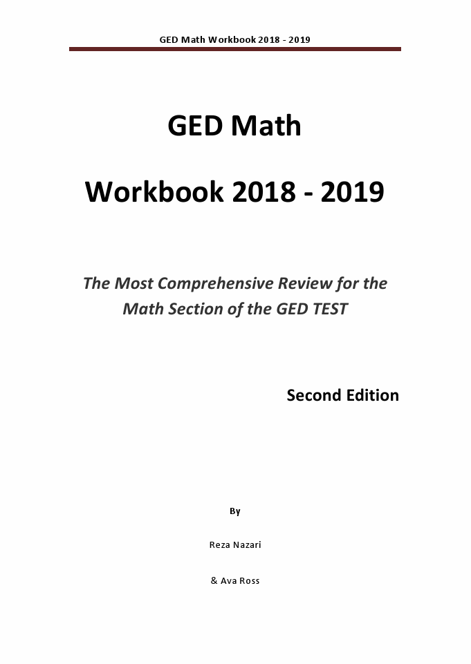 GED Math Workbook 2018 – 2019: The Most Comprehensive Review for the ...
