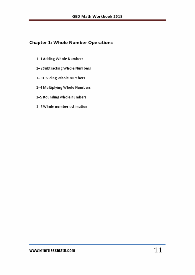 GED Math Workbook 2018: The Most Comprehensive Review for the Math ...