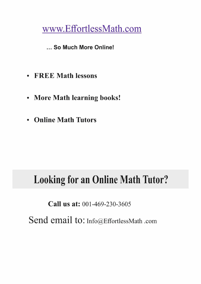 GED Math in 30 Days: The Ultimate Crash Course to Preparing for the GED ...