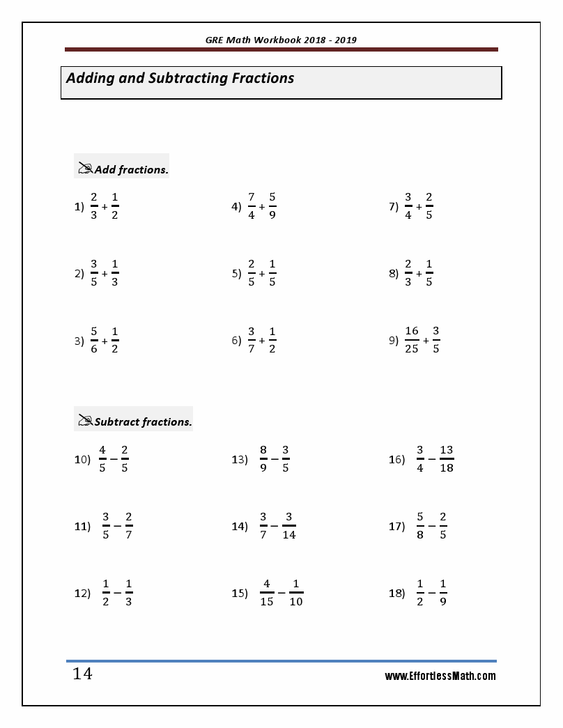 GRE Math Workbook 2018 – 2019: The Most Comprehensive Review for the ...