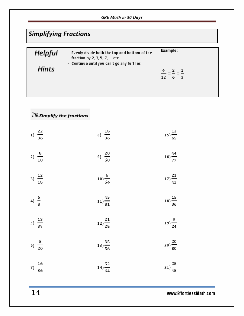 GRE Math in 30 Days: The Ultimate Crash Course to Preparing for the GRE ...