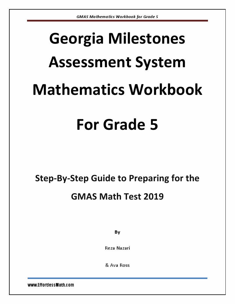 Georgia Milestones Mathematics Workbook For Grade 5: Step-By-Step Guide ...