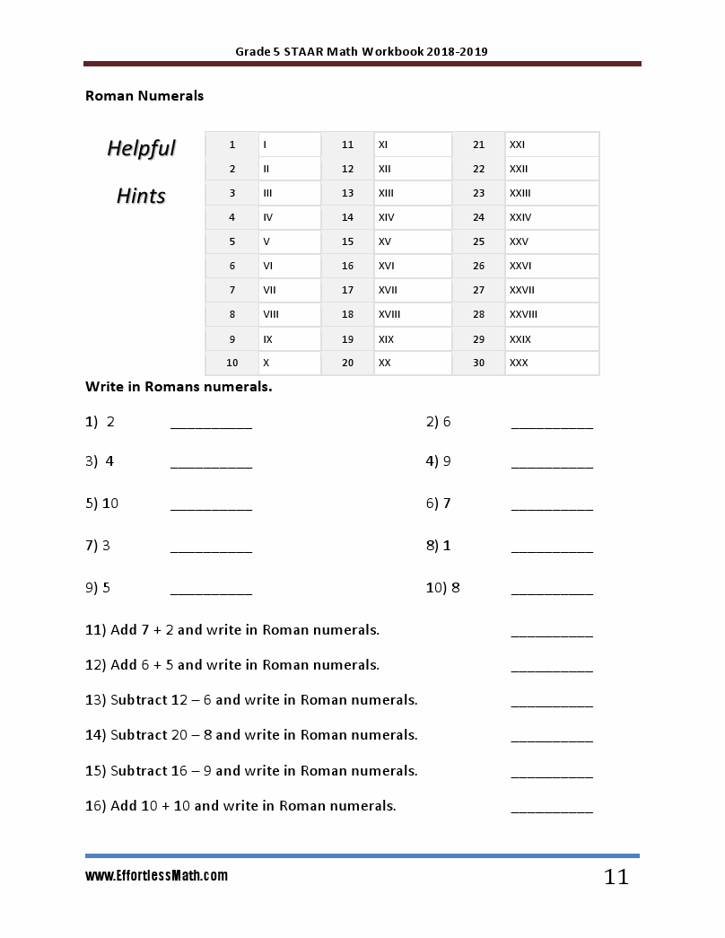 Grade 5 STAAR Mathematics Workbook 2018 – 2019: A Comprehensive Review ...