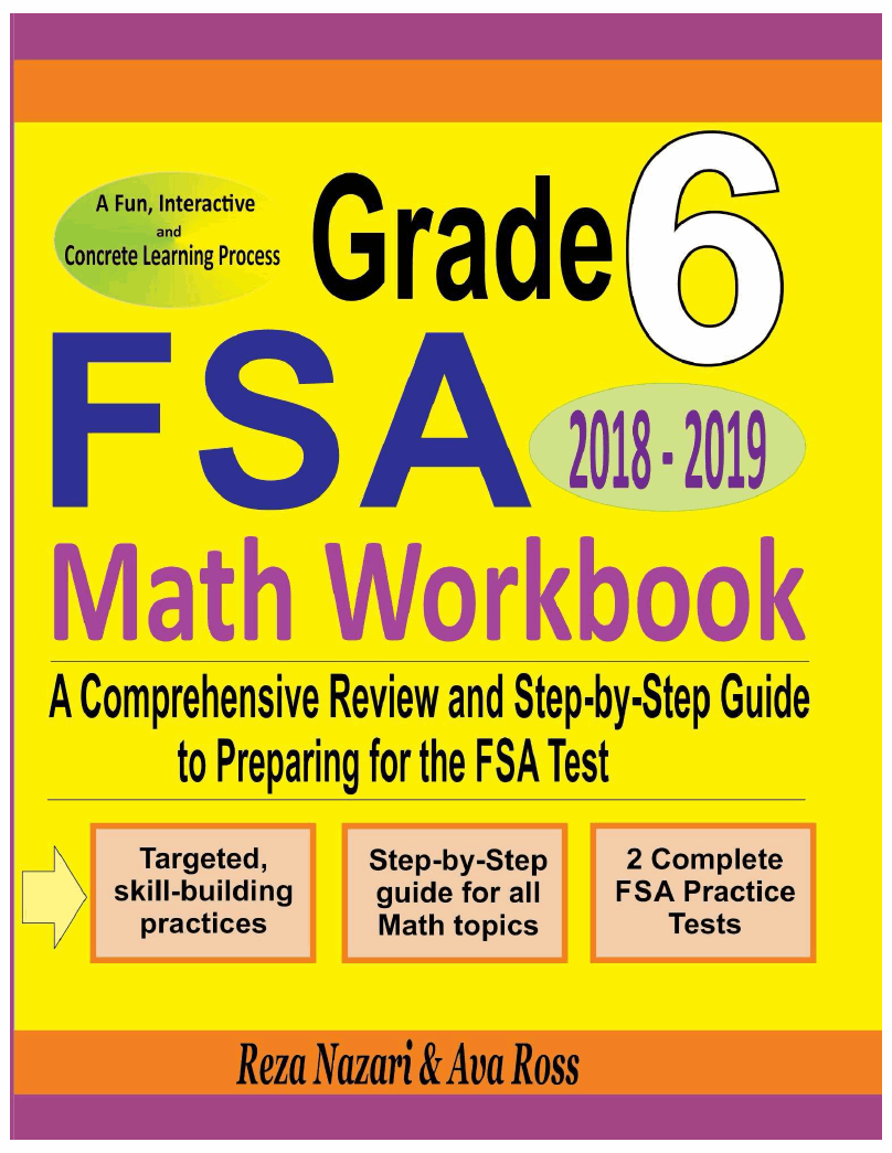 Grade 6 FSA Mathematics Workbook 2018 – 2019: A Comprehensive Review ...