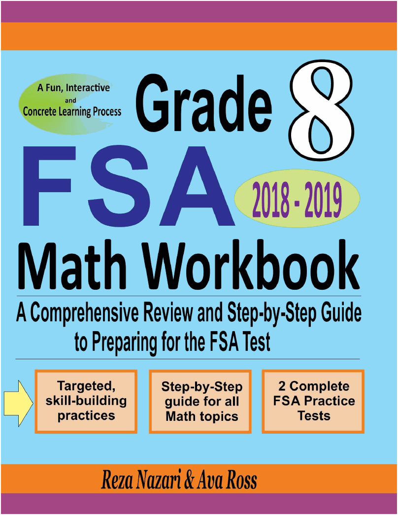 Grade 8 FSA Mathematics Workbook 2018-2019: A Comprehensive Review and ...