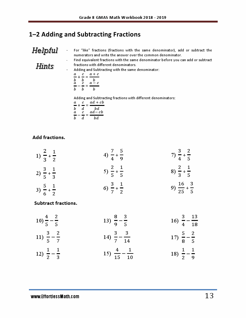 Grade 8 Georgia Milestones Mathematics Workbook 2018-2019: A ...