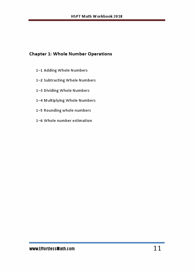 HSPT Math Workbook 2018: The Most Comprehensive Review for the Math ...