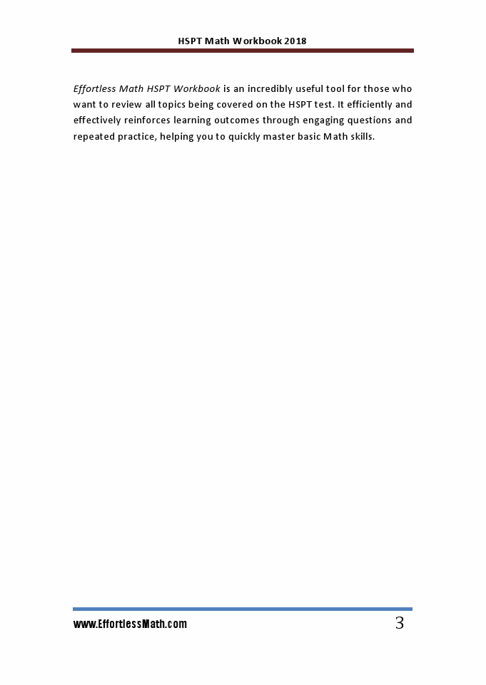 HSPT Math Workbook 2018: The Most Comprehensive Review for the Math ...