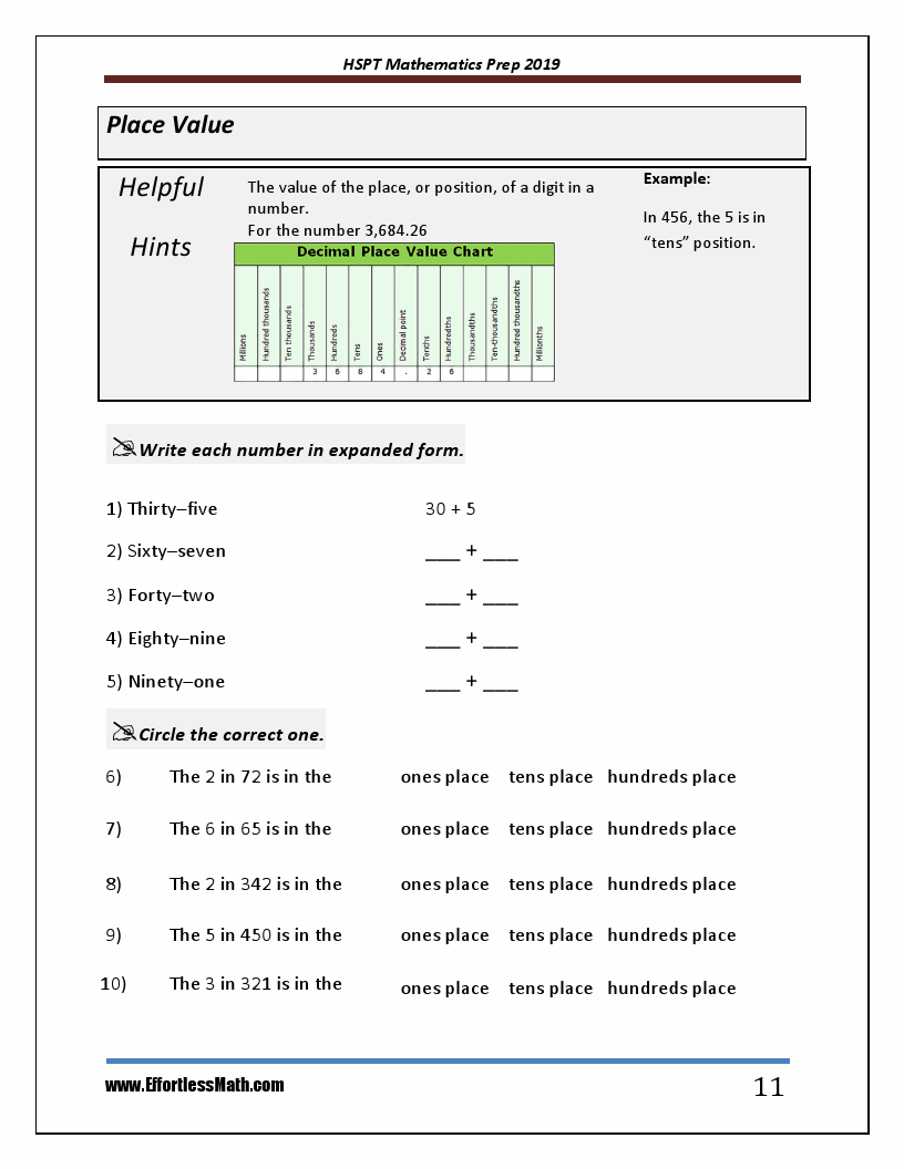 HSPT Mathematics Prep 2019: A Comprehensive Review and Ultimate Guide ...