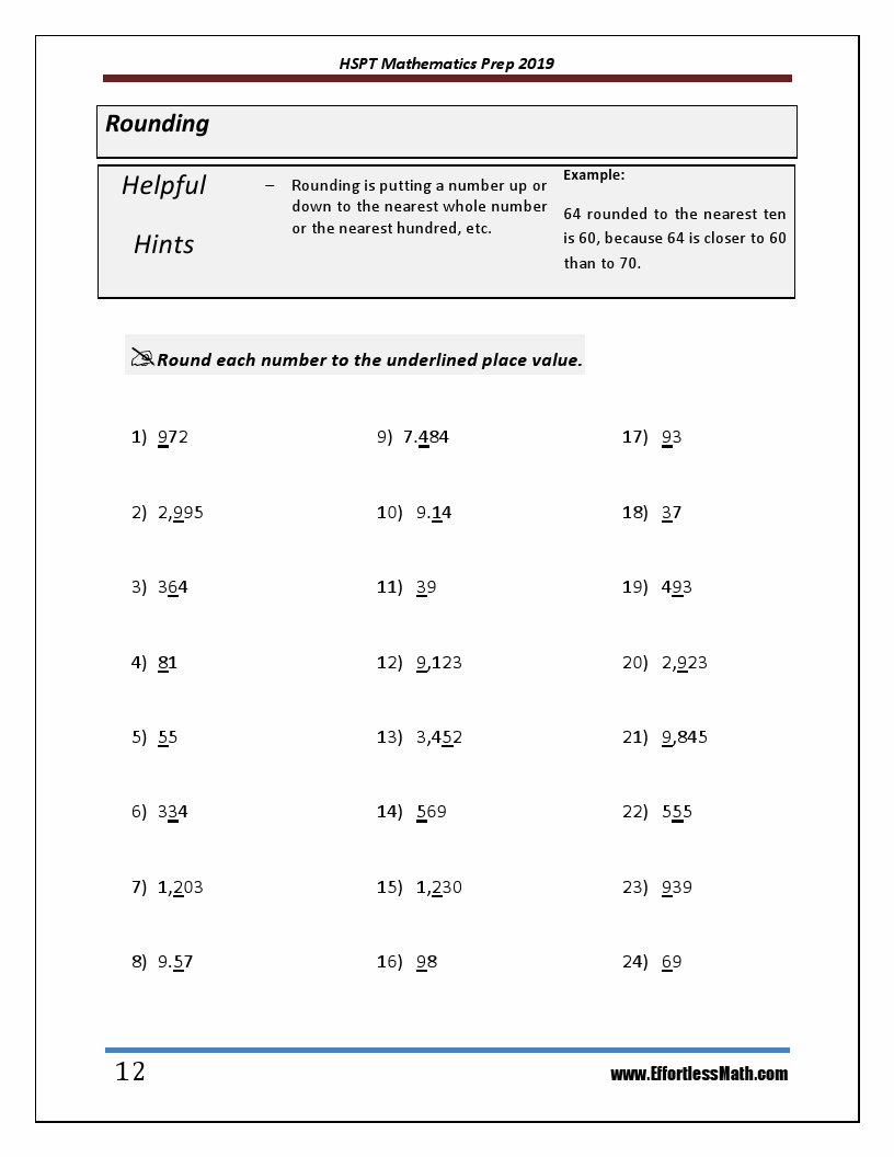 HSPT Mathematics Prep 2019: A Comprehensive Review and Ultimate Guide ...