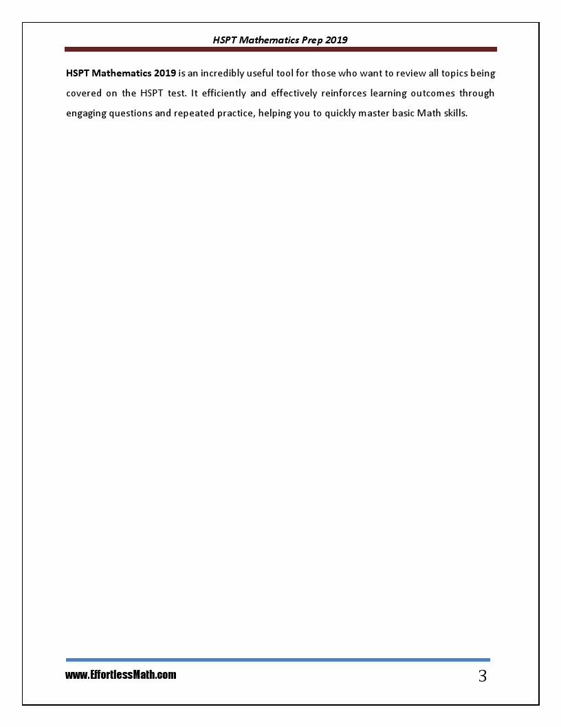 HSPT Mathematics Prep 2019: A Comprehensive Review and Ultimate Guide ...
