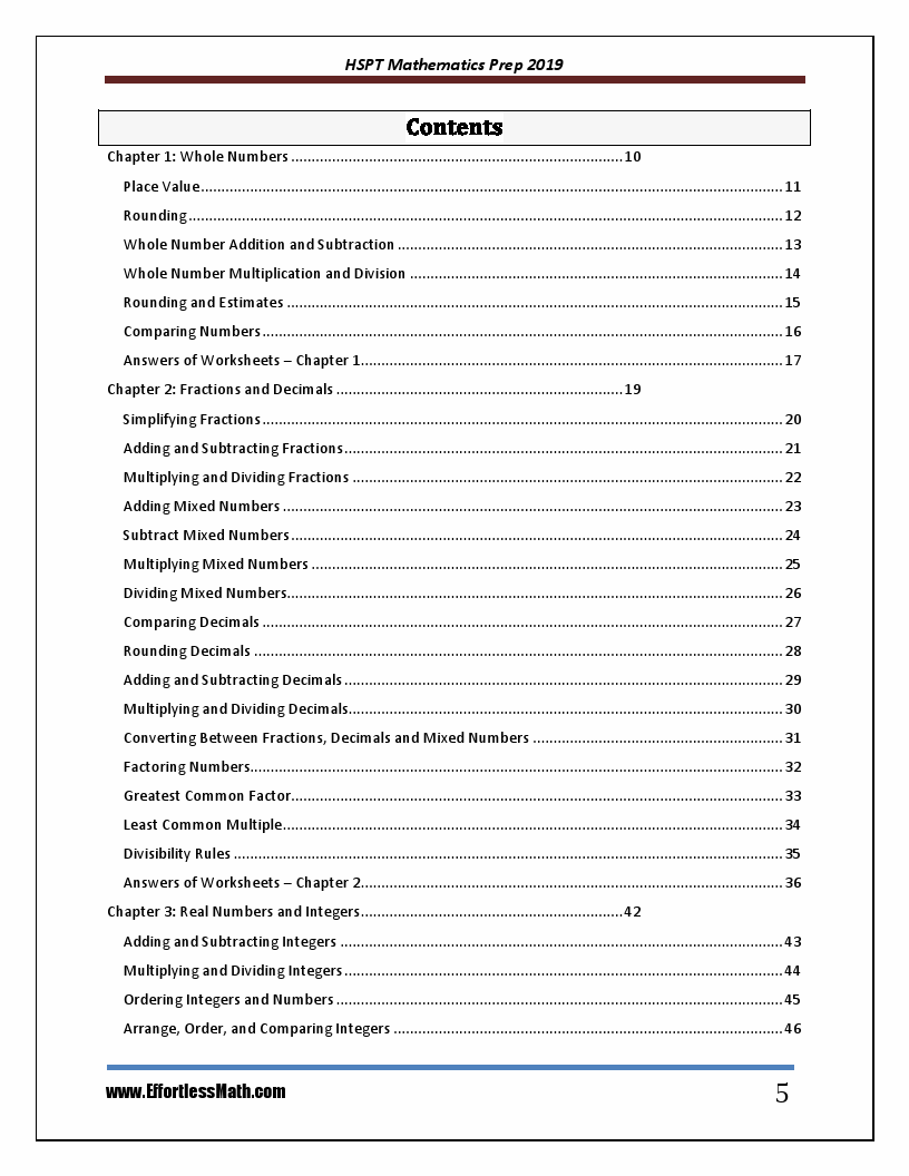 HSPT Mathematics Prep 2019: A Comprehensive Review and Ultimate Guide ...