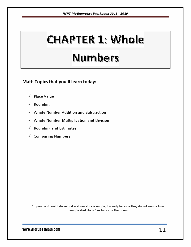 HSPT Mathematics Workbook 2018-2019: A Comprehensive Review and Step-by ...
