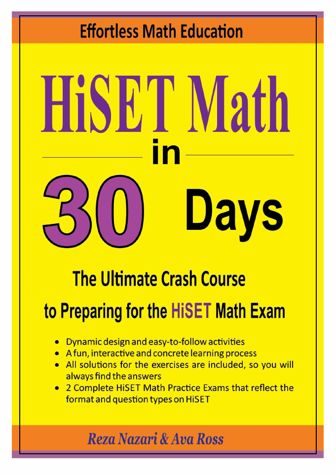 HiSET Math In 30 Days The Ultimate Crash Course To Preparing For The hiset-math-in-30-days-the-ultimate-crash-course-to-preparing-for-the