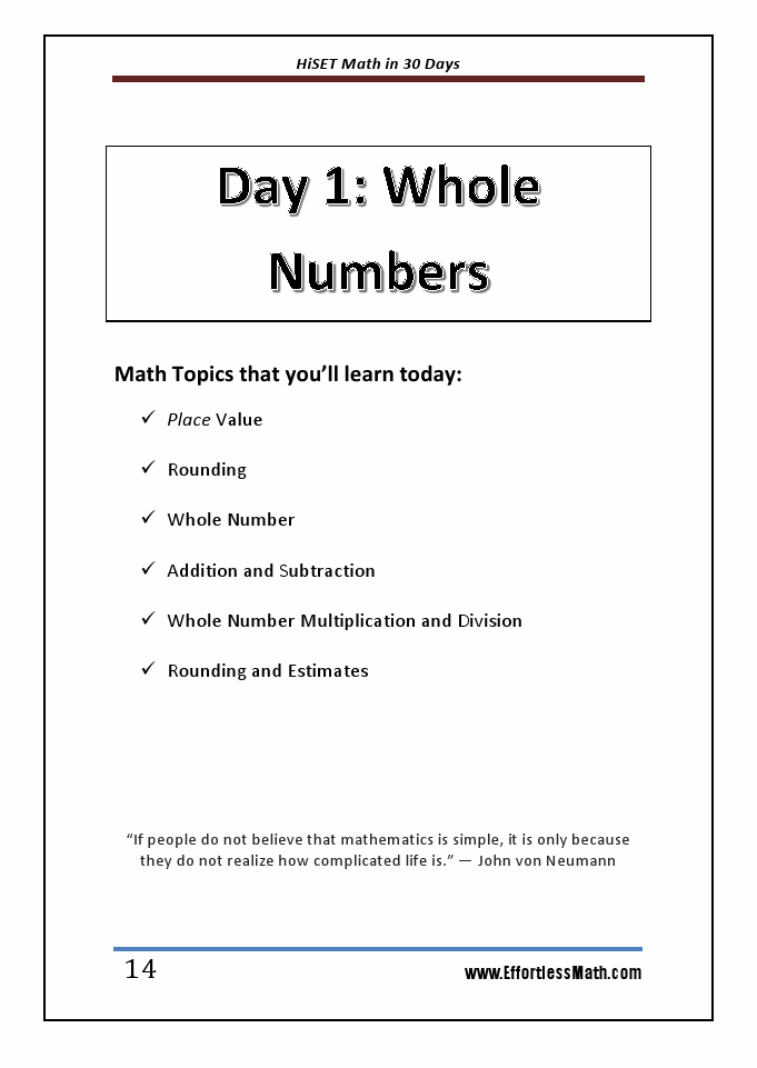 HiSET Math in 30 Days: The Ultimate Crash Course to Preparing for the ...