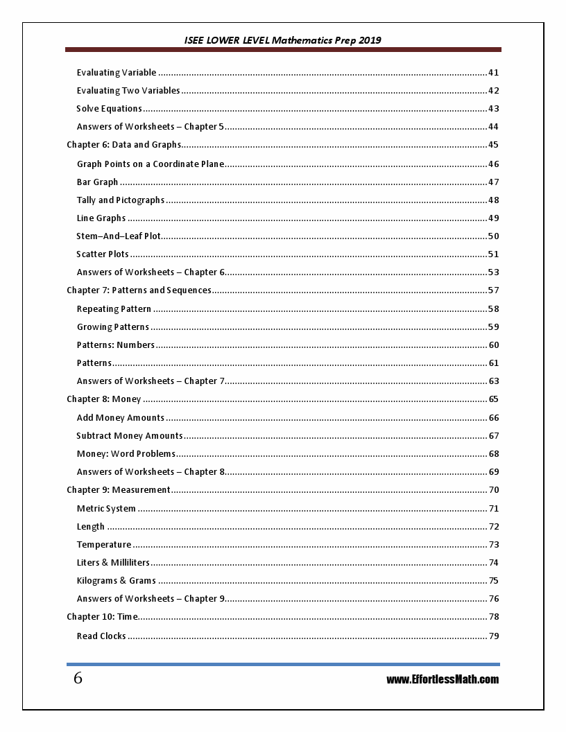 ISEE Lower Level Mathematics Prep 2019: A Comprehensive Review and ...