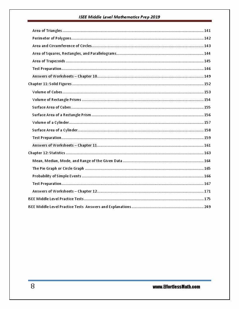 ISEE Middle Level Mathematics Prep 2019: A Comprehensive Review and ...