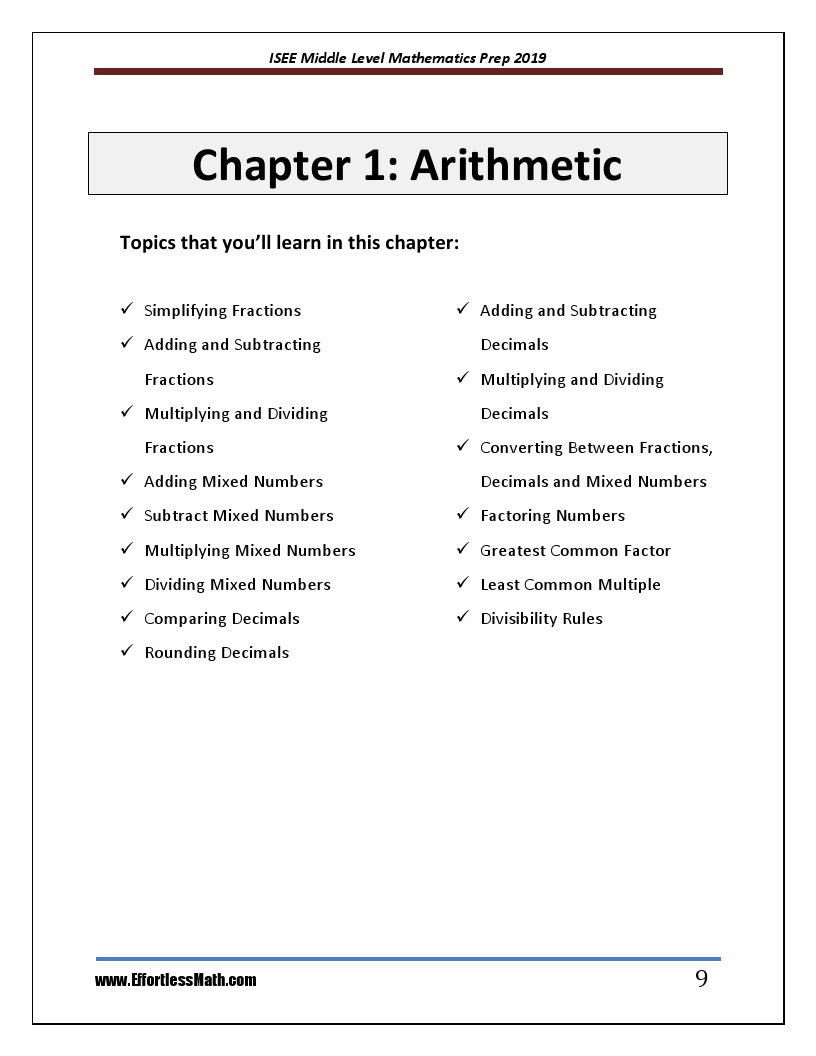 ISEE Middle Level Mathematics Prep 2019: A Comprehensive Review and ...