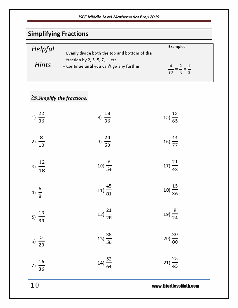 ISEE Middle Level Mathematics Prep 2019: A Comprehensive Review and ...
