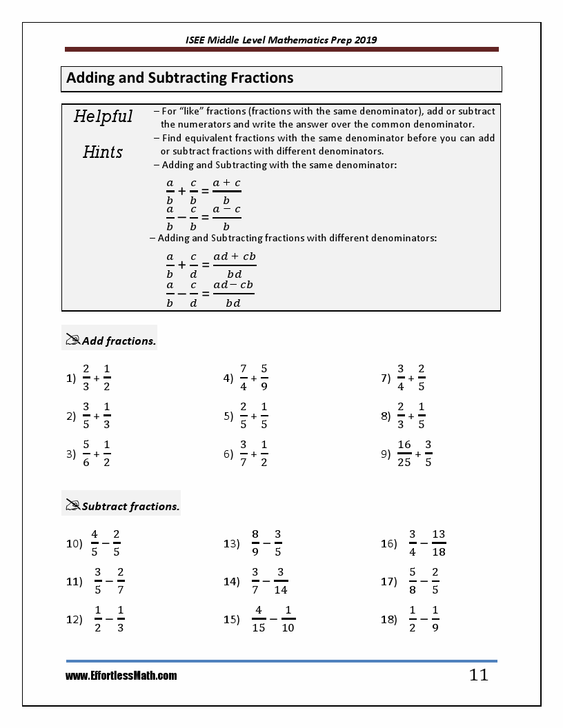 ISEE Middle Level Mathematics Prep 2019: A Comprehensive Review and ...