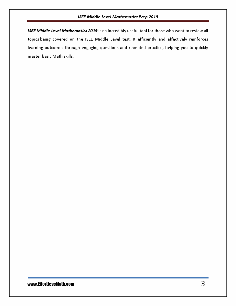 ISEE Middle Level Mathematics Prep 2019: A Comprehensive Review and ...