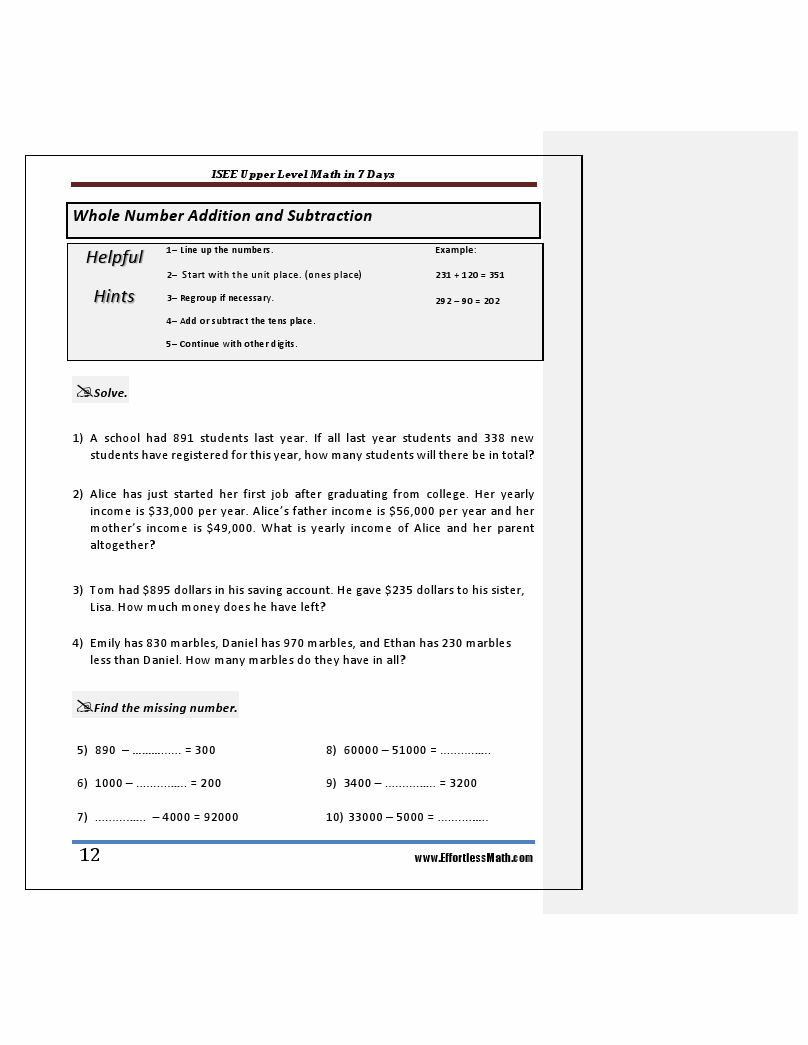 ISEE Upper Level Math in 7 Days: Step-By-Step Guide to Preparing for ...