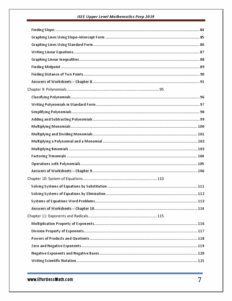 ISEE Upper Level Mathematics Prep 2019: A Comprehensive Review and ...