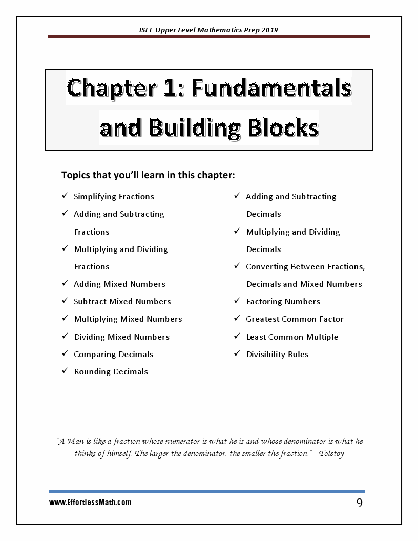 ISEE Upper Level Math Prep : A Comprehensive | Effortless Math