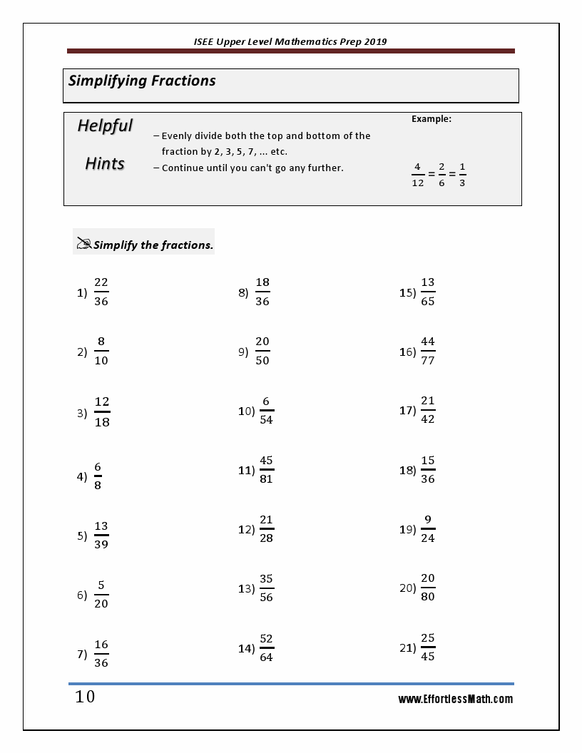 ISEE Upper Level Mathematics Prep 2019: A Comprehensive Review and ...