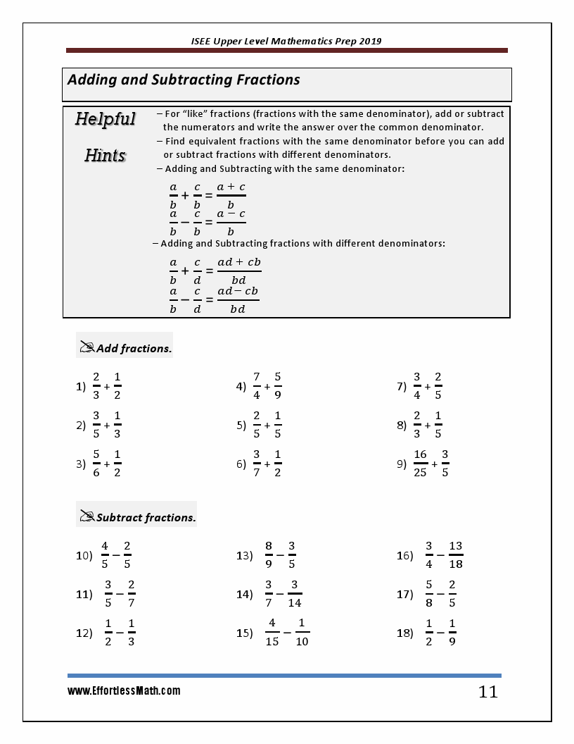 ISEE Upper Level Mathematics Prep 2019: A Comprehensive Review and ...