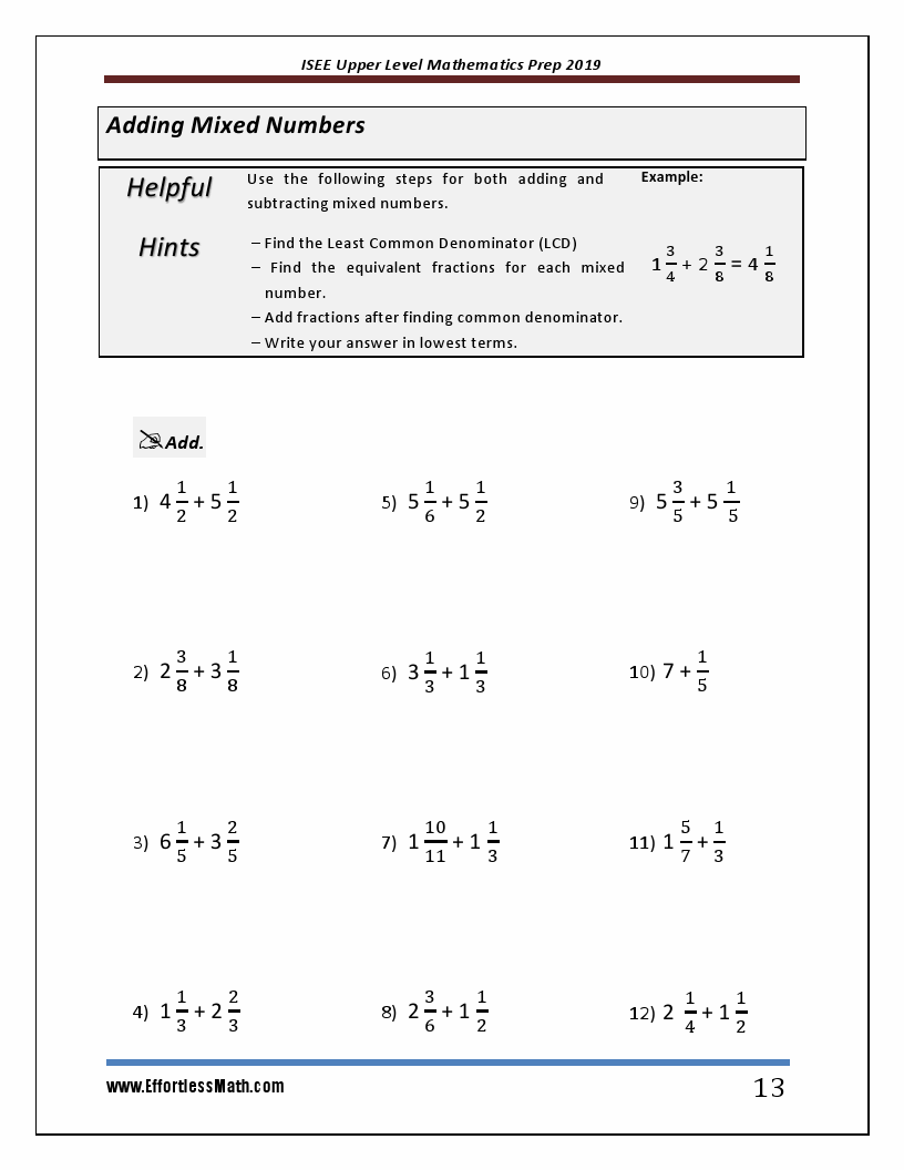 ISEE Upper Level Mathematics Prep 2019: A Comprehensive Review and ...