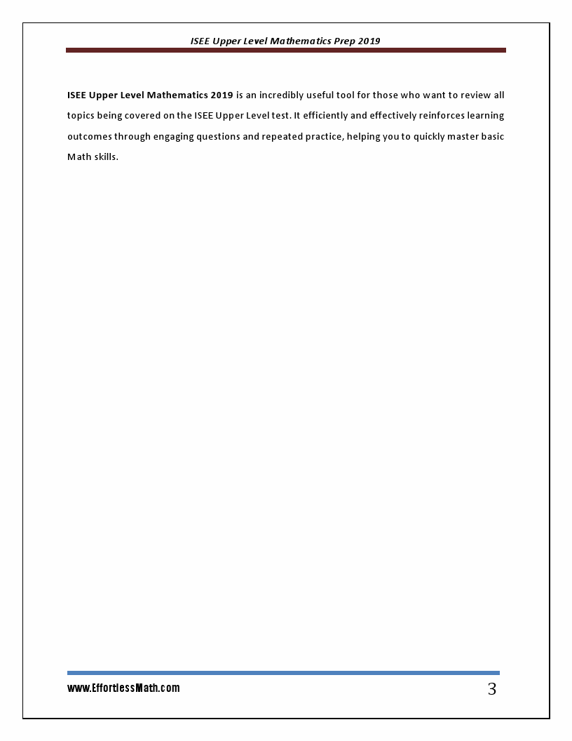 ISEE Upper Level Mathematics Prep 2019: A Comprehensive Review and ...