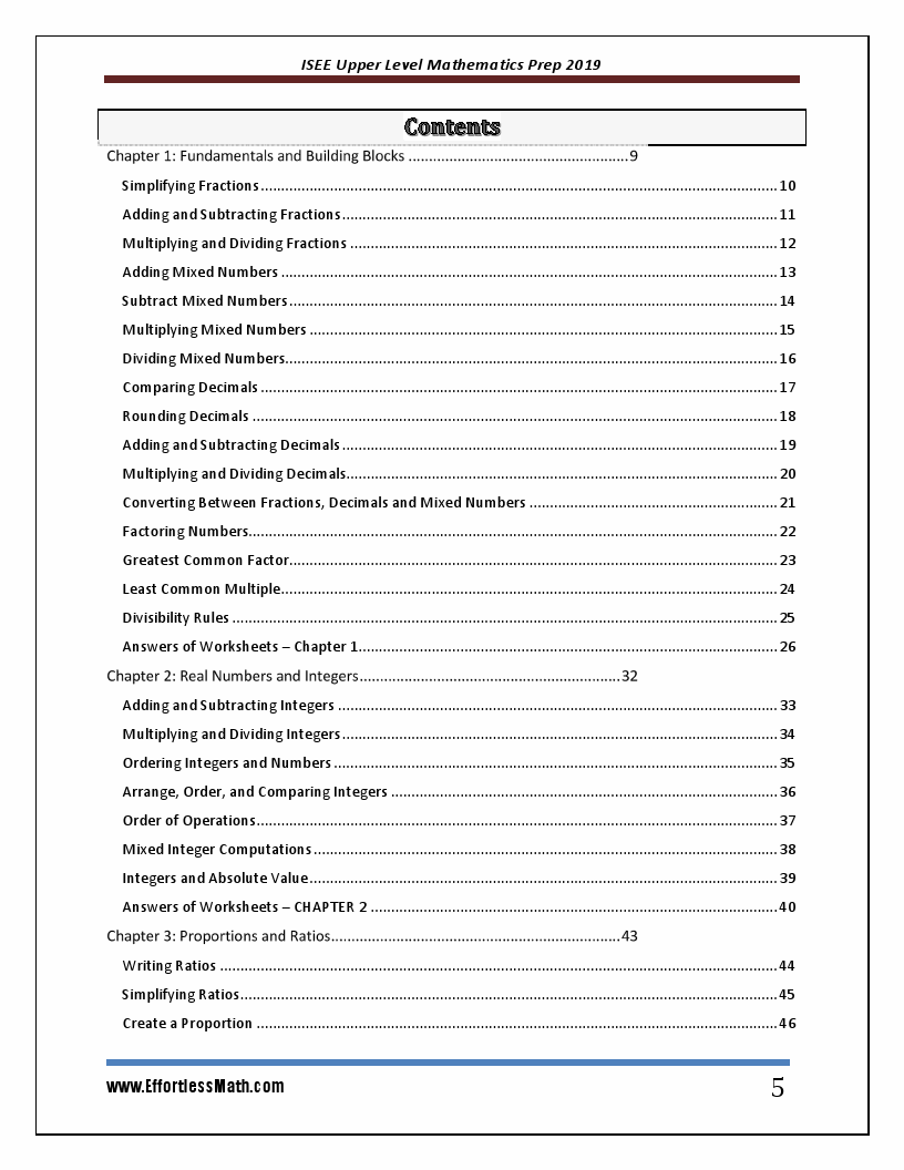ISEE Upper Level Mathematics Prep 2019: A Comprehensive Review and ...