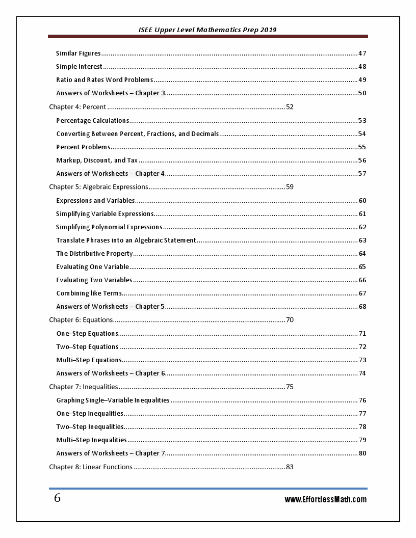 ISEE Upper Level Mathematics Prep 2019: A Comprehensive Review and ...