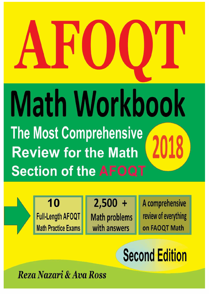 Math Workbook for AFOQT 2018: The Most Comprehensive Review for the ...