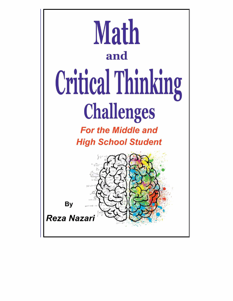 Math and Critical Thinking Challenges: For the Middle and High School ...