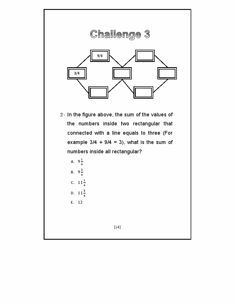 Math and Critical Thinking Challenges: For the Middle and High School ...