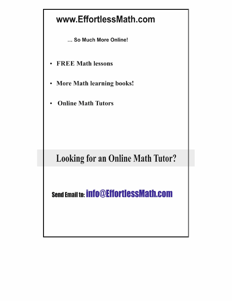 Math and Critical Thinking Challenges: For the Middle and High School ...