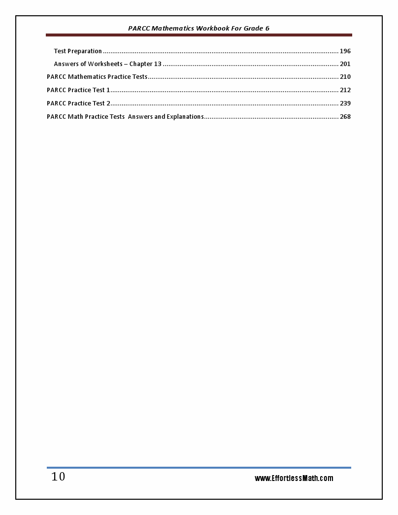 PARCC Mathematics Workbook For Grade 6: Step-By-Step Guide to Preparing ...