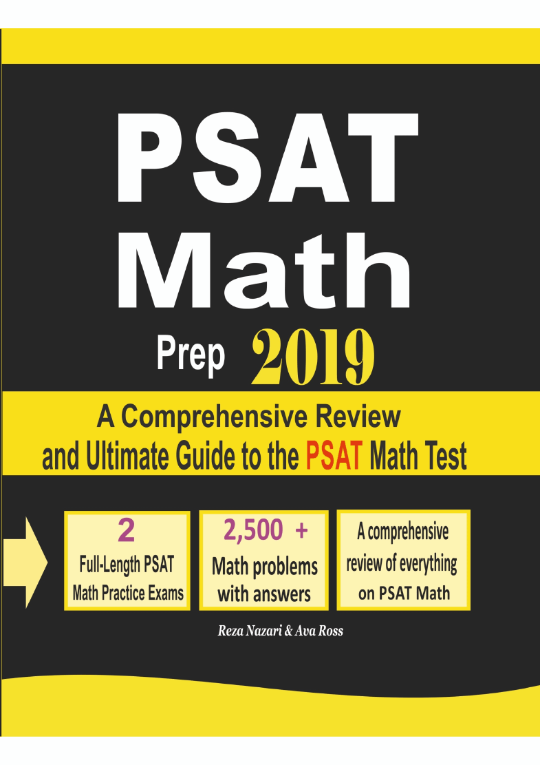PSAT Math Prep 2019: A Comprehensive Review and Ultimate Guide to the ...