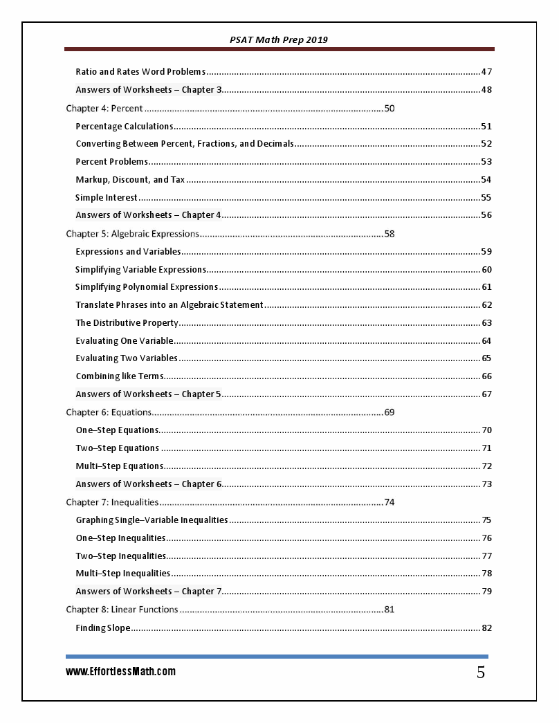 PSAT Math Prep 2019: A Comprehensive Review and Ultimate Guide to the ... PSAT Math Prep 2019: A Comprehensive Review and Ultimate Guide to the ...