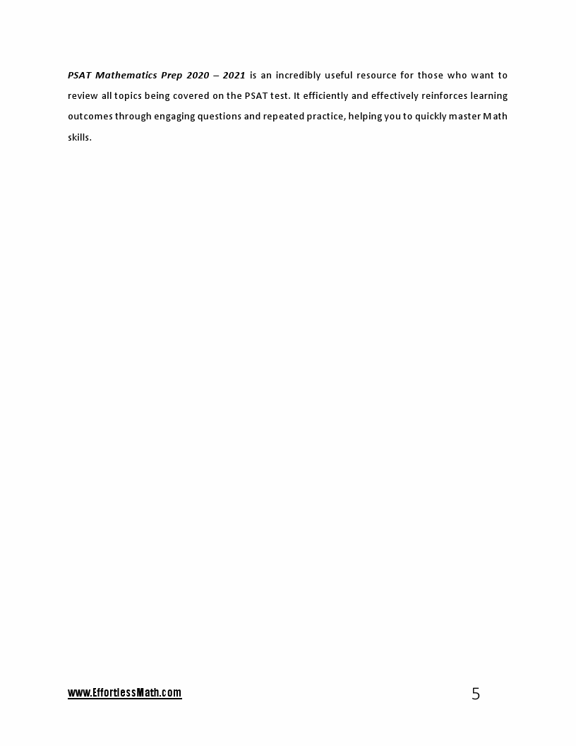 PSAT Math Prep 2020-2021: The Most Comprehensive Review and Ultimate ...
